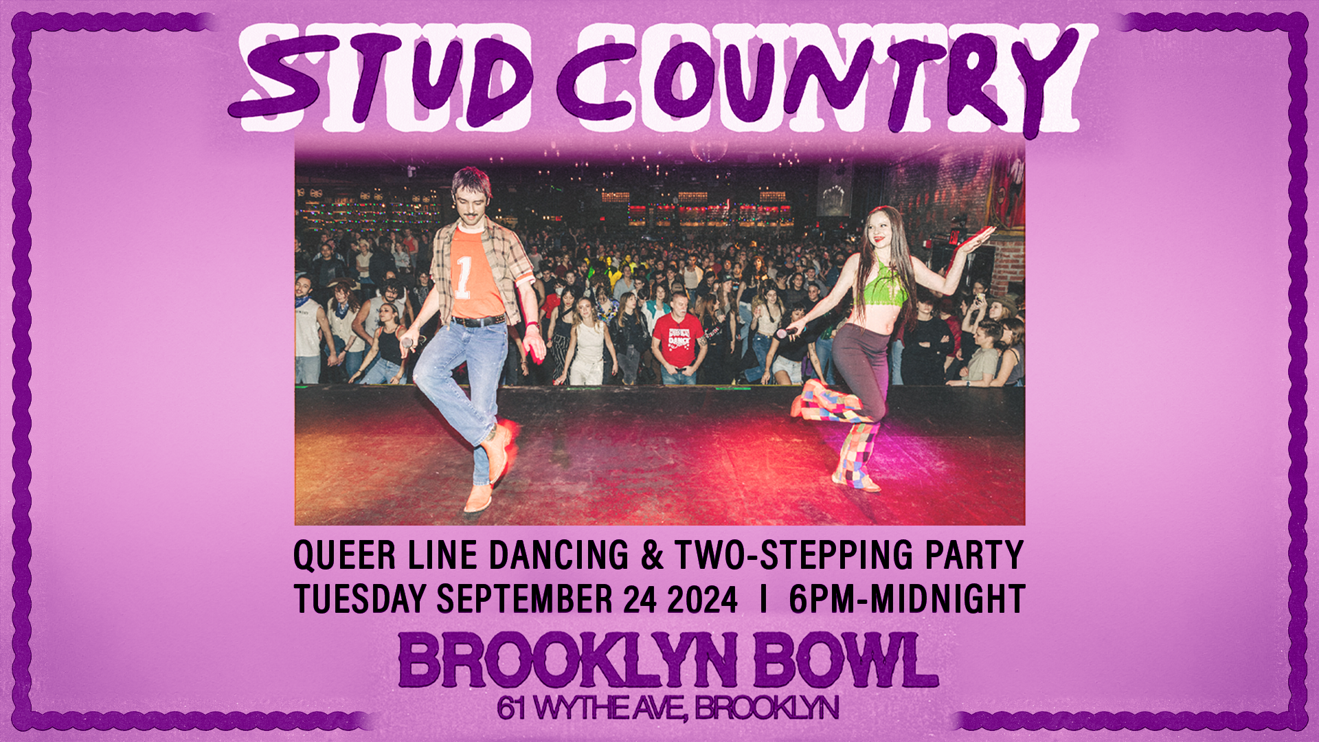 Stud Country: Queer Line Dancing & Two Stepping | Brooklyn Bowl